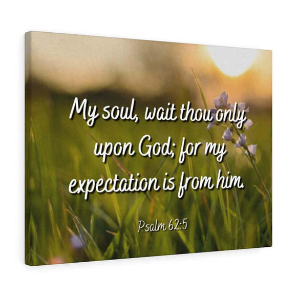 Express Your Love Gifts | Art | Scripture Sign My Expectation Psalm 625 ...